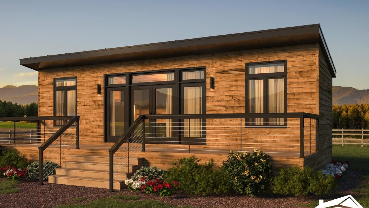 Amazing Rustic Alpine Park Model RV by Zook Cabins - YouTube