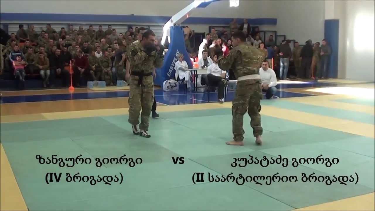 Georgian armed forces Khridoli championship 2013.G.Zanguri vs G ...