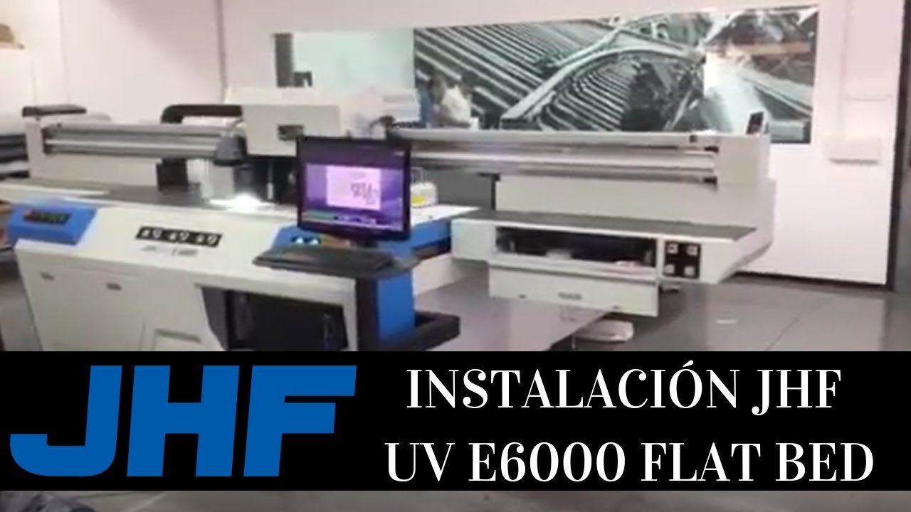 INSTALACIÓN JHF UV E6000 FLAT BED MALLORCA - YouTube