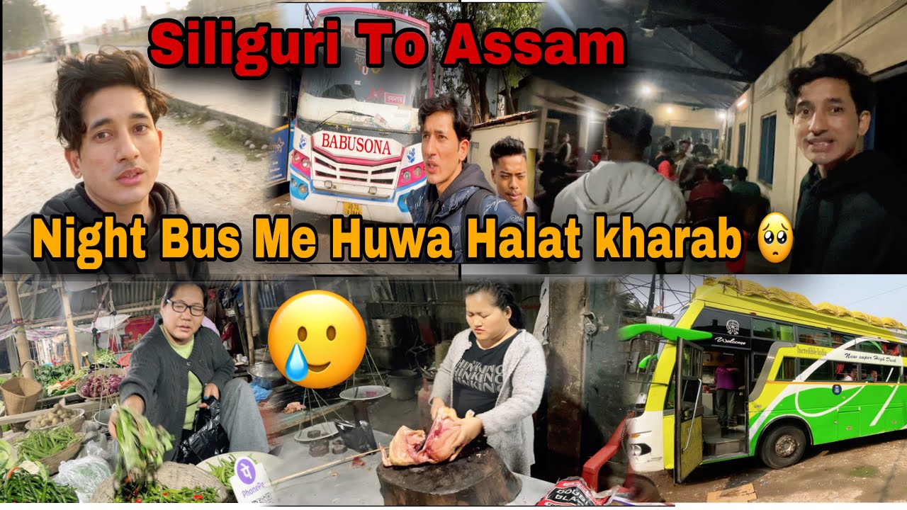 🥲Emergency 🚨 Me Chale Gaye Assam | Siliguri To Assam | Silapathar ...