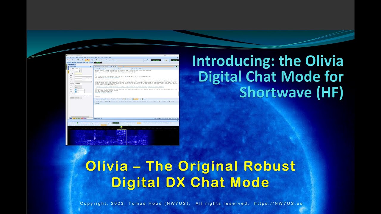 Intro to the Olivia Digital Mode for HF (Shortwave; ham radio) RARS ...
