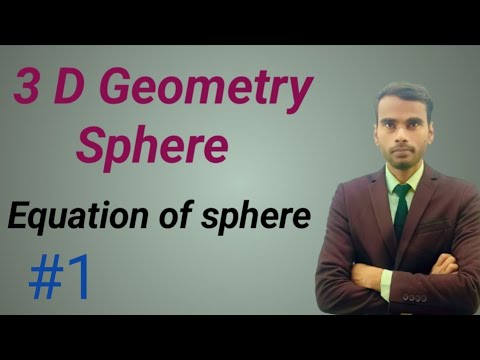 👌 Equation of sphere/ Geometry 🤗 - YouTube