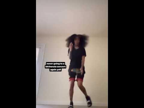 Bktherula doing her cute little dance to ????? Her song - YouTube