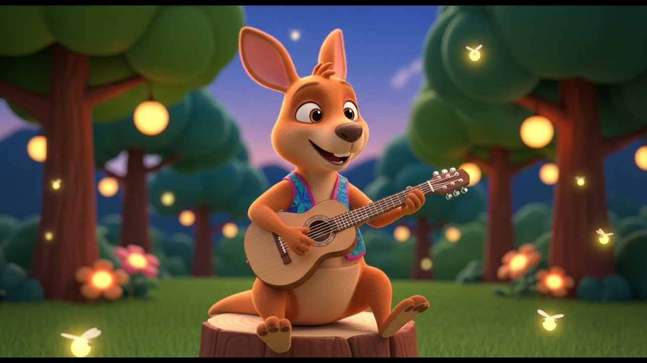 El canguro que tocaba la guitarra | Canción infantil musical - YouTube