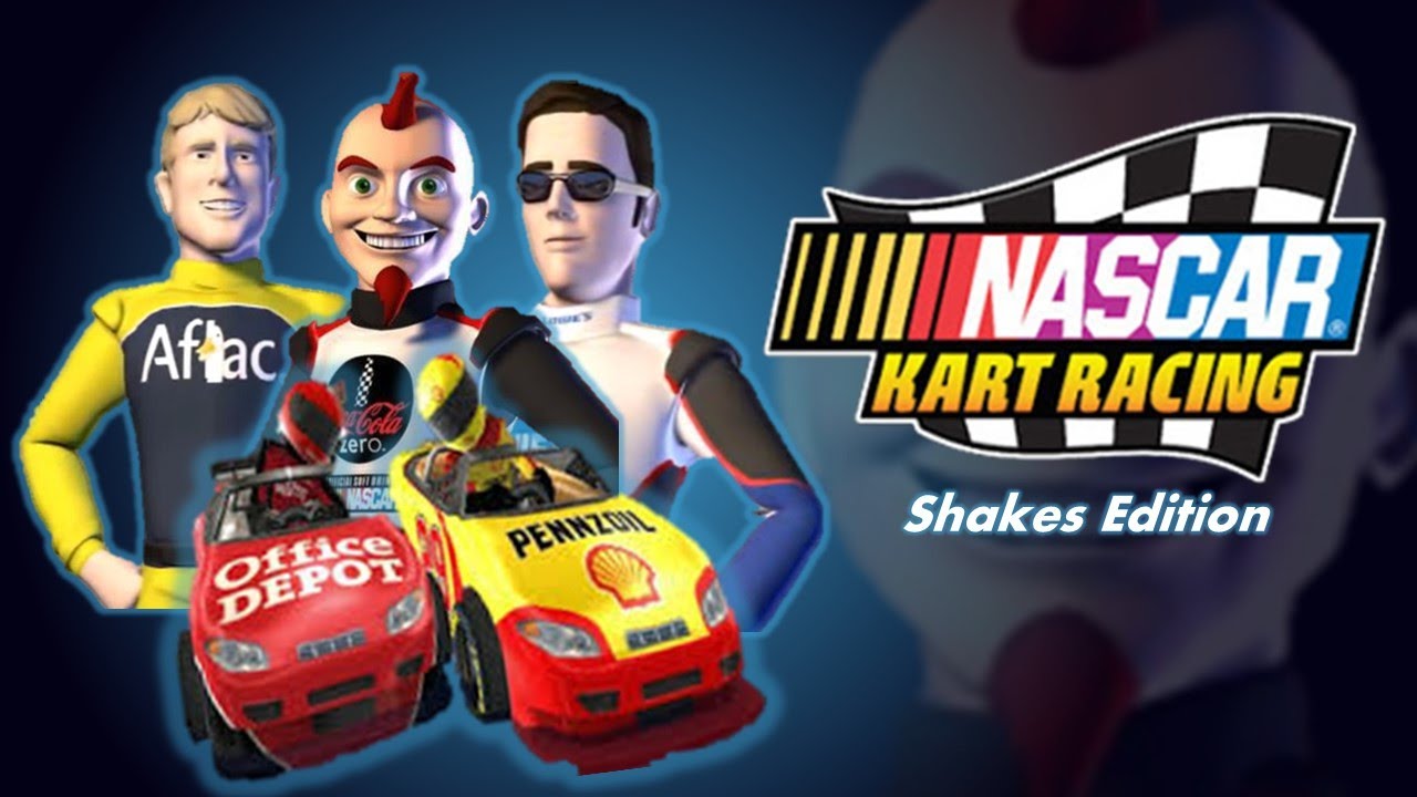 NASCAR Kart Racing | Shake and Bake - YouTube