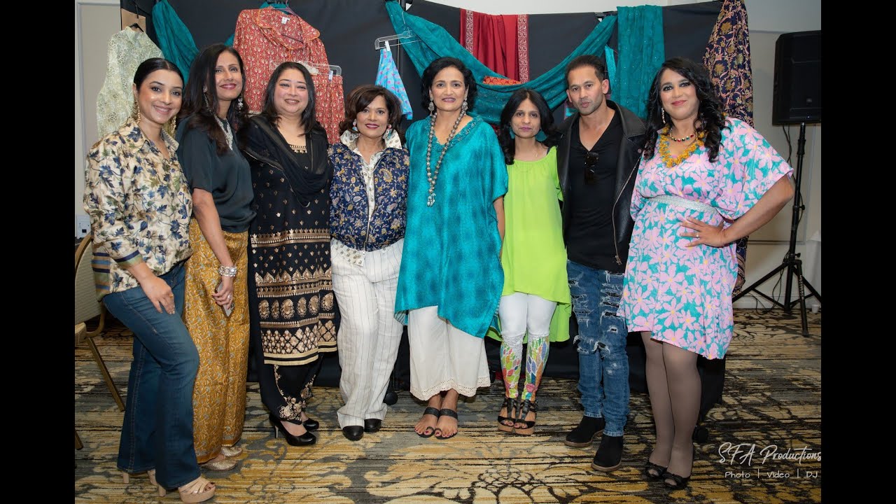 Indian American Role Models Walk the Ramp for Saris to Suits - YouTube