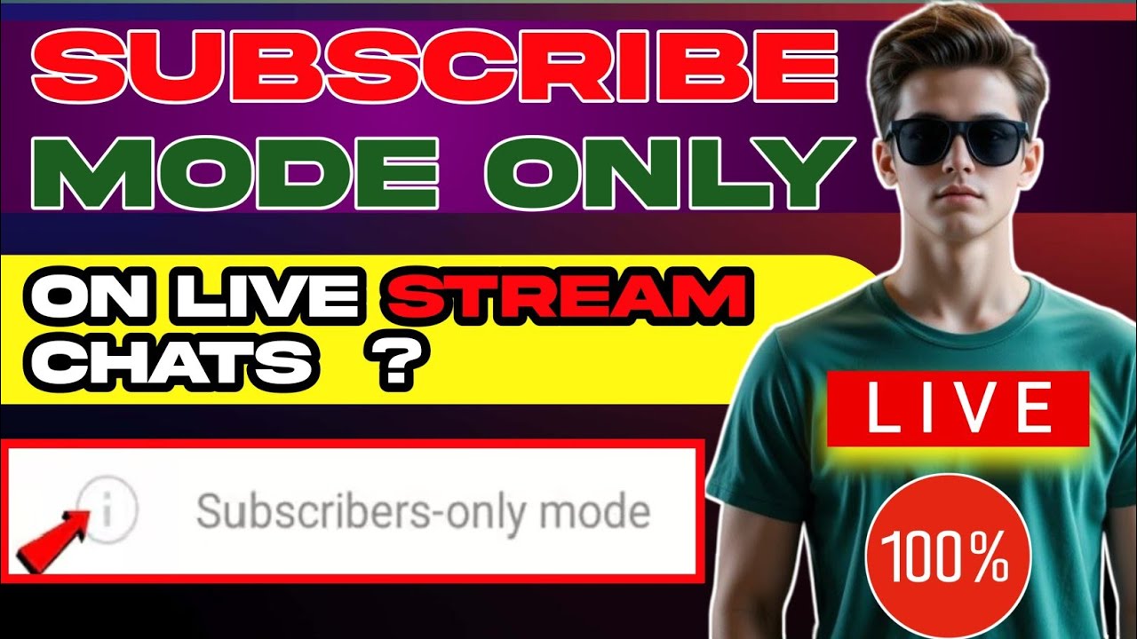 How to enable subscriber mode only Subscriber mode on? - YouTube