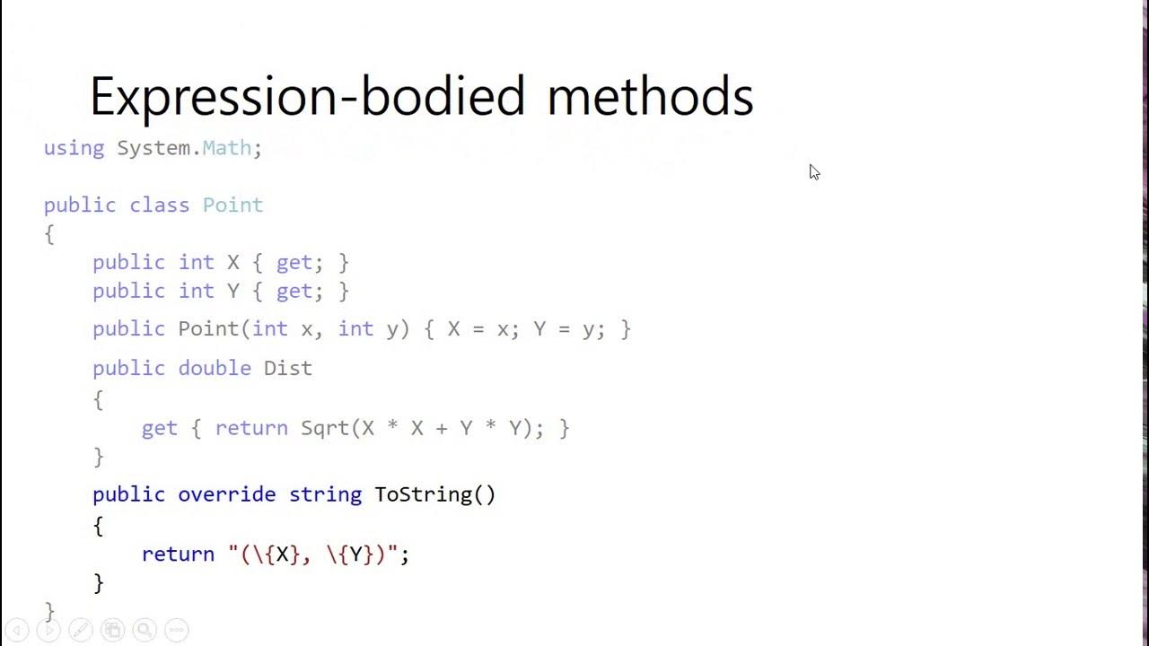 C# 6.0 Expression Bodied Method - YouTube