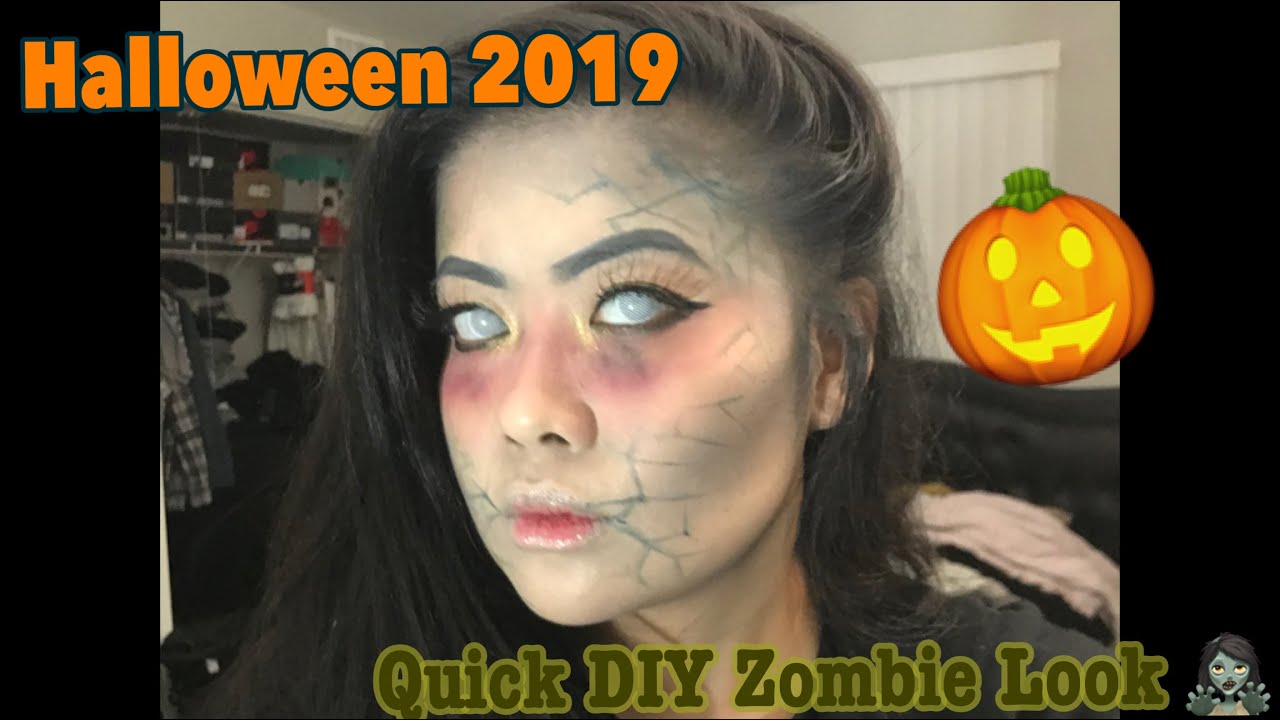 Halloween 2019 - Quick Zombie DIY Time-lapse - YouTube