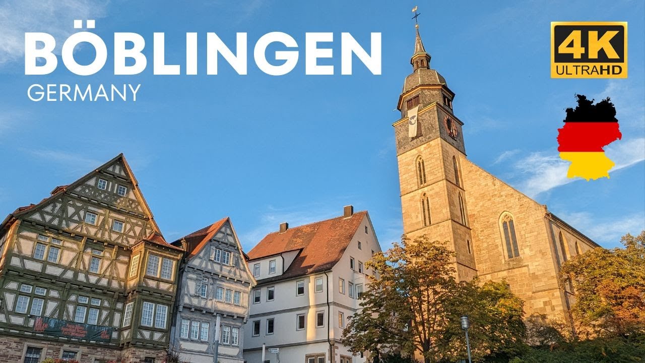 Böblingen, Germany: A walking tour in 2023 I 4K HDR - YouTube