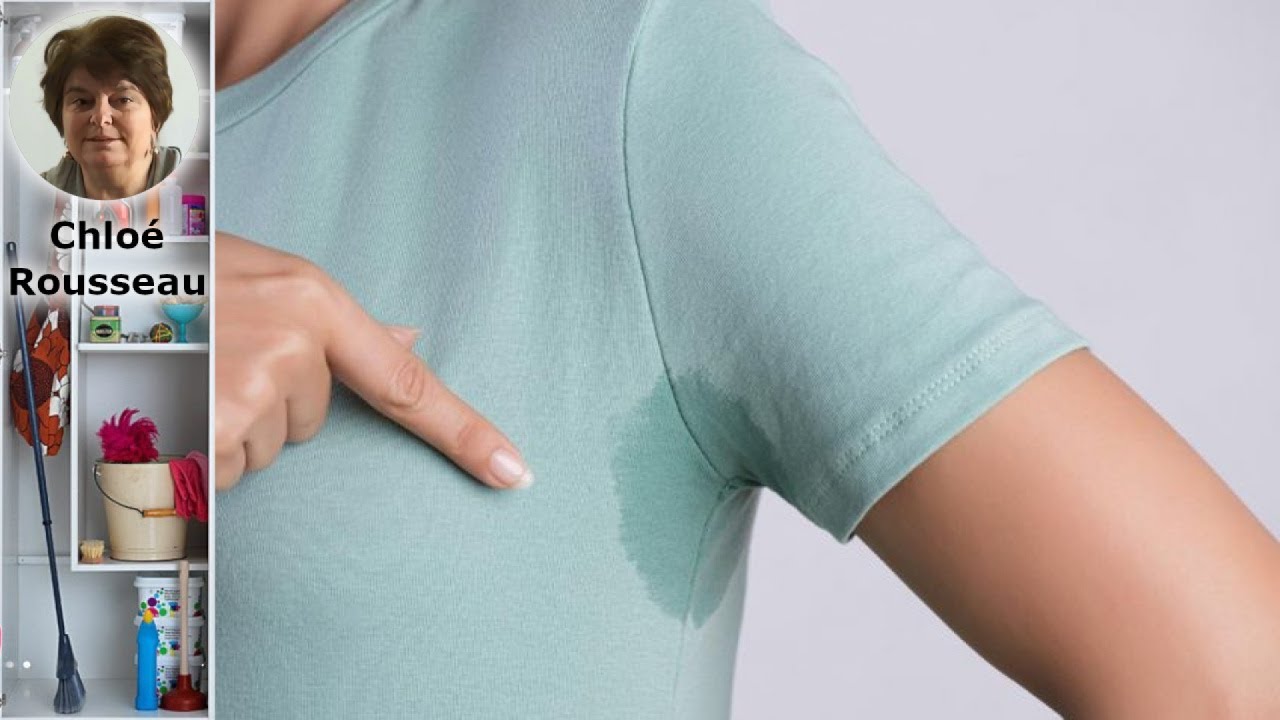 Découvrez comment éliminer les taches de sueur sur vos vêtements ...