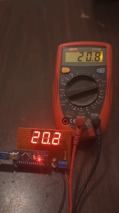 Arduino Volt Meter Using Arduino nano - YouTube