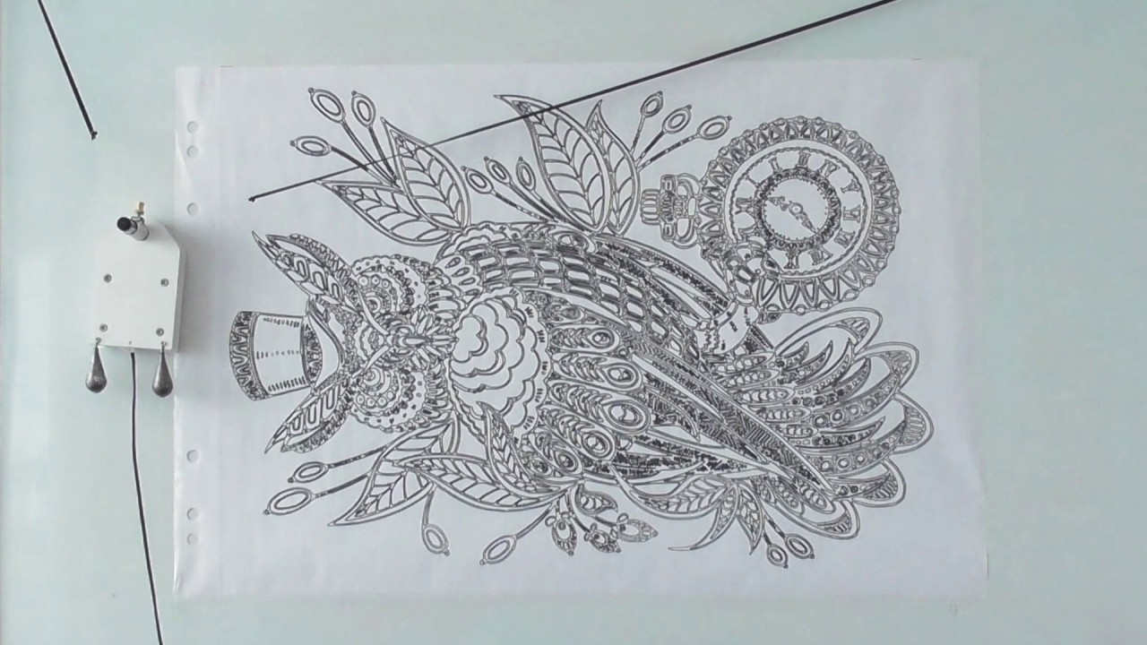 Projekt V-Plotter mit Raspberry PI - YouTube