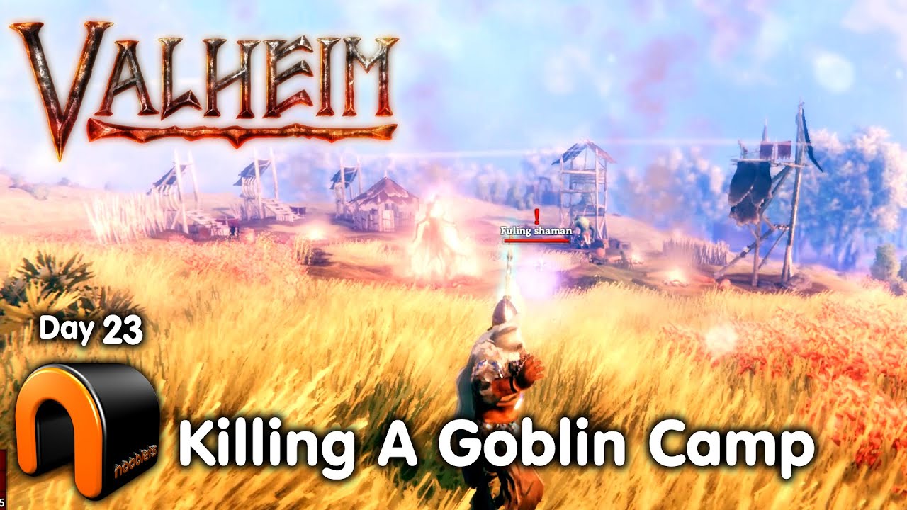 VALHEIM Wiping Out Goblins For Black Metal DAY 23 #Valheim - YouTube