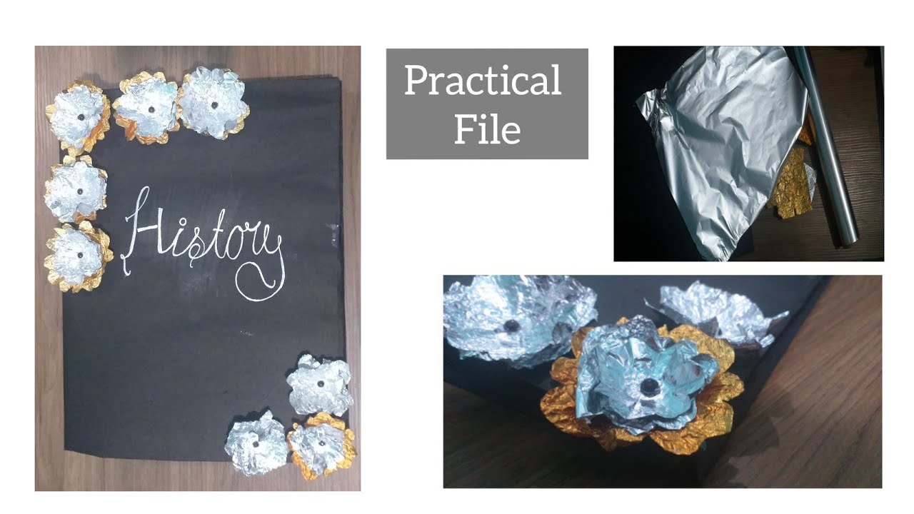 How to decorate practical file ? || practical file decoration by using ...