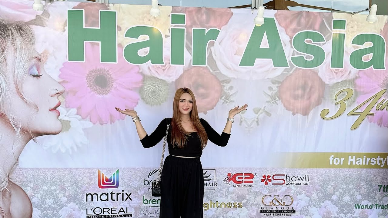 HAIR ASIA 2024 (a day in my life) - YouTube