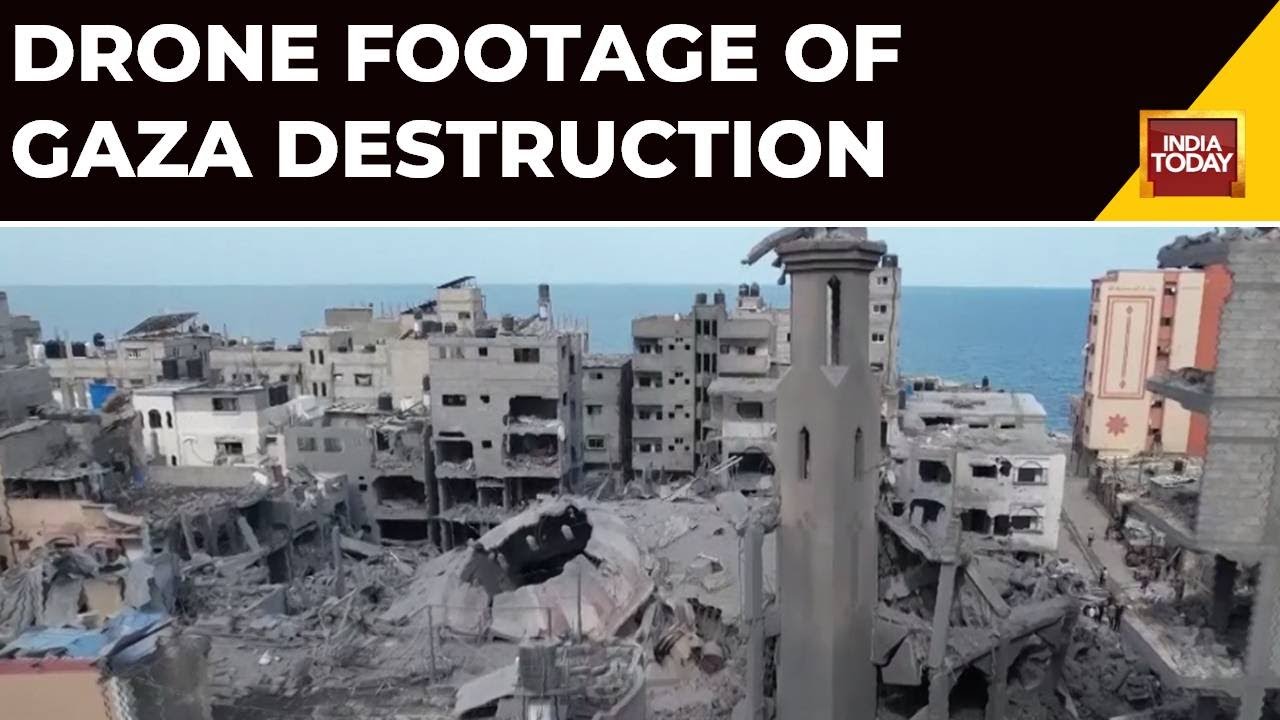 Drone Footage Captures Extent Of Destruction Caused By Israeli ...