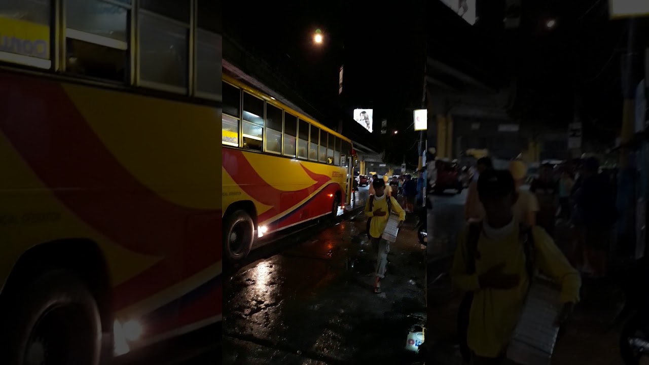 Alabang national road ginawang terminal ng bus kaya naging sanhi ng ...