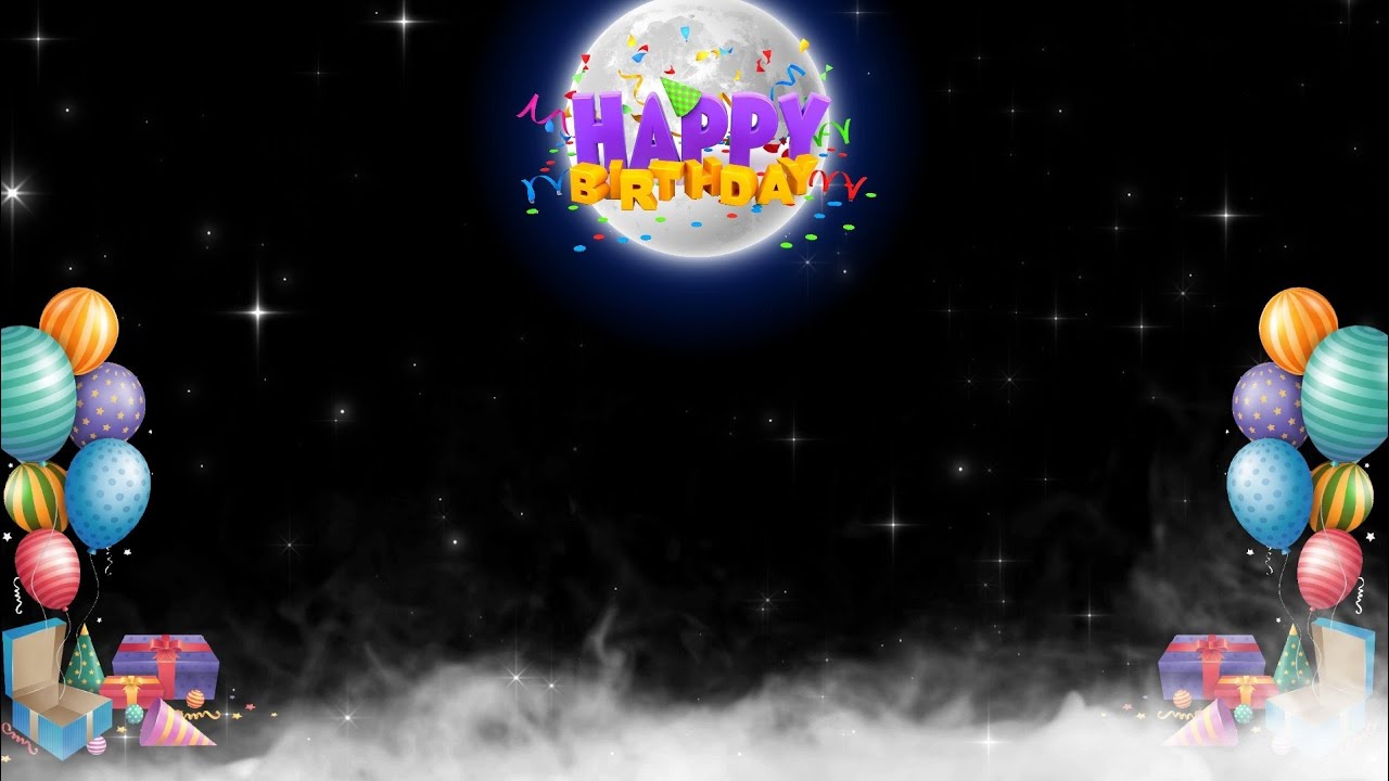 Happy Birthday Background Video Effects HD | Happy Birthday Template ...