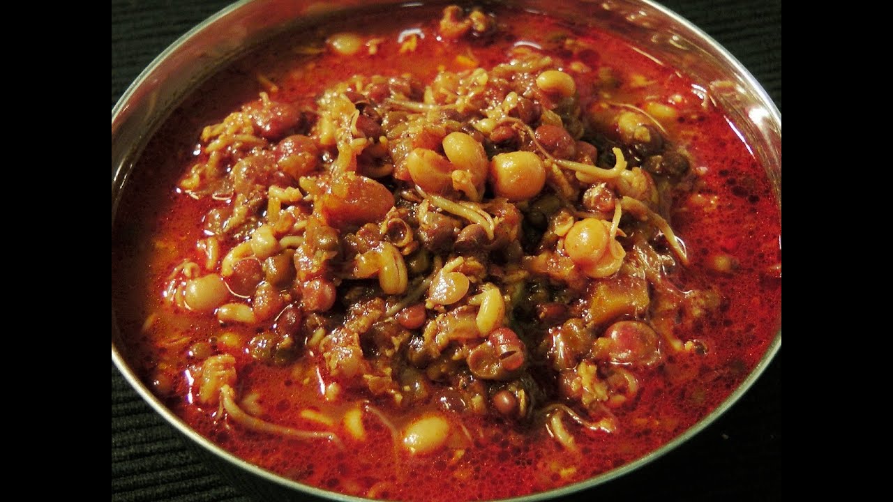 MIx Sprouts Curry - YouTube