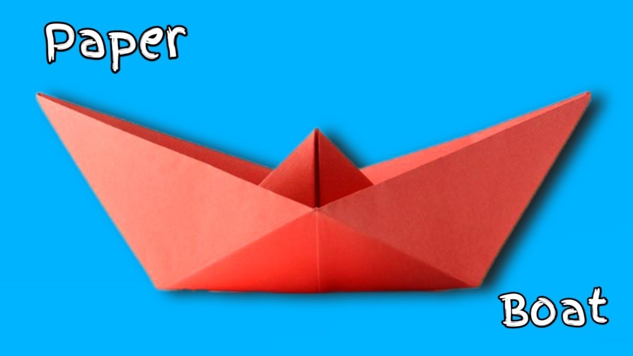 How to make a Paper Boat ⛵ | Easy Tutorial | Origami Paper Boat - YouTube