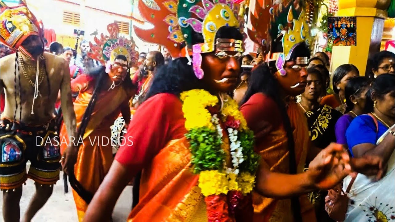 Thandavankadu Kali Pooja and Dance in kulasai dasara 2020 - YouTube