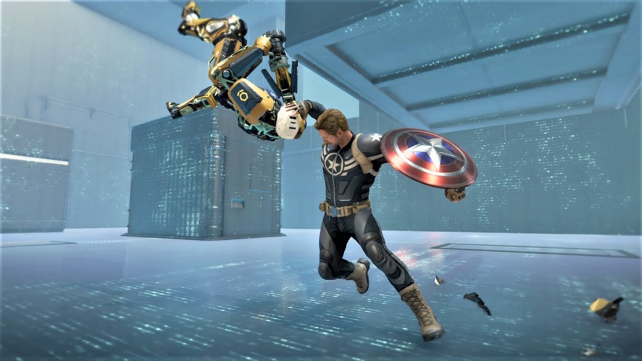 Marvel's Avengers: Harm Training - Captain America - YouTube