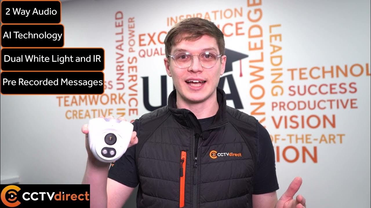 Uniview Triguard Active Deterrence Camera Range - YouTube
