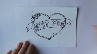HOE TEKEN JE EEN TEKENING VOOR JE MOEDER | Doovi