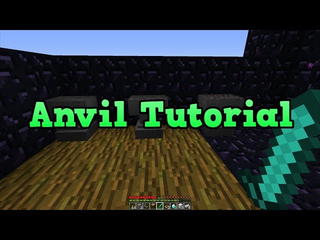 Minecraft Anvil Recipe Ps3