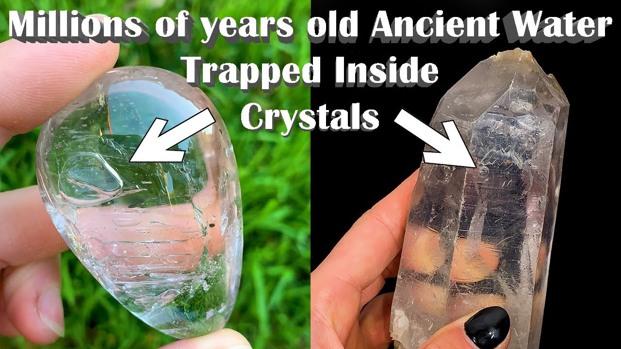 Ancient Water Inside Enhydro Crystals - YouTube
