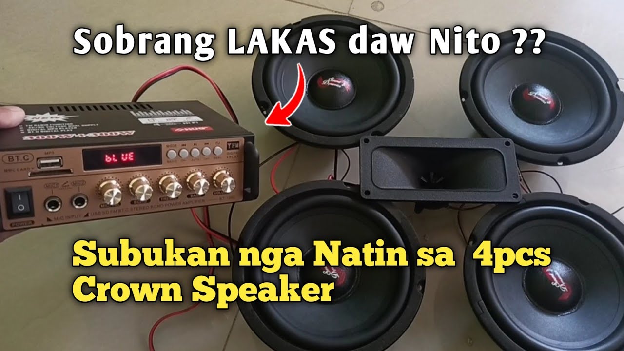 Hug Amplifier 300watt Malupitang Sound Testing - YouTube