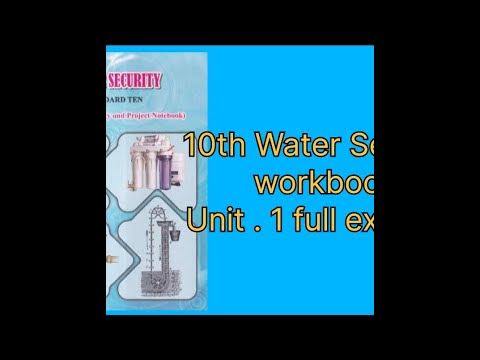 STD 10 Water security workbook unit 1 full exercise. 1.1,1.2,1.3, - YouTube