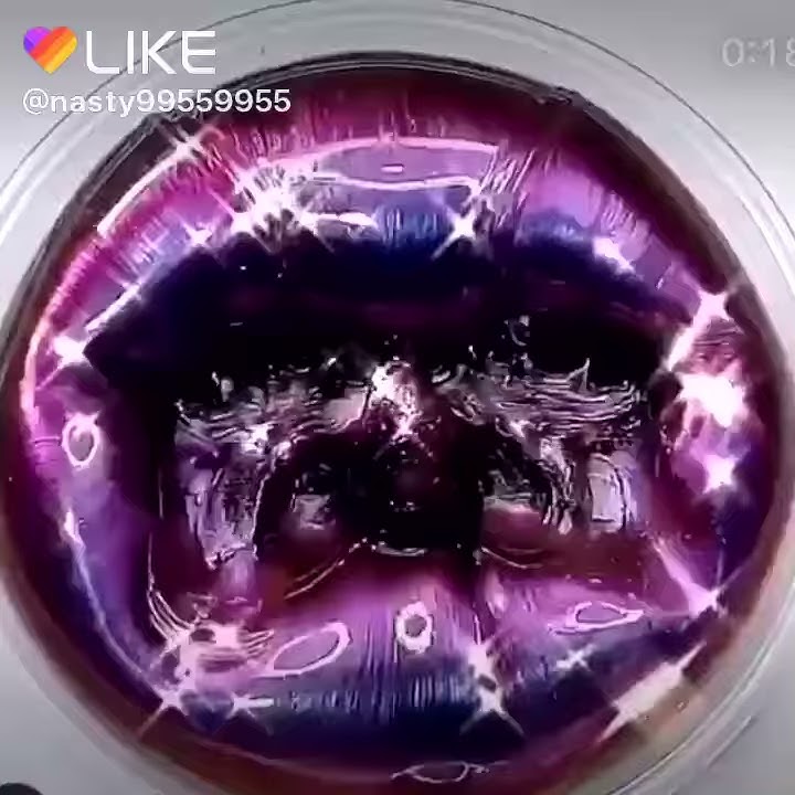 Фиолетовый блестящий слайм! - YouTube