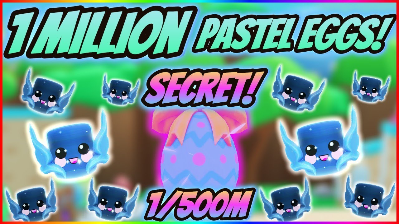 *BGSI* MY FIRST SECRET HATCH! INSANE 1/500M HATCH! 1 MILLION PASTEL ...