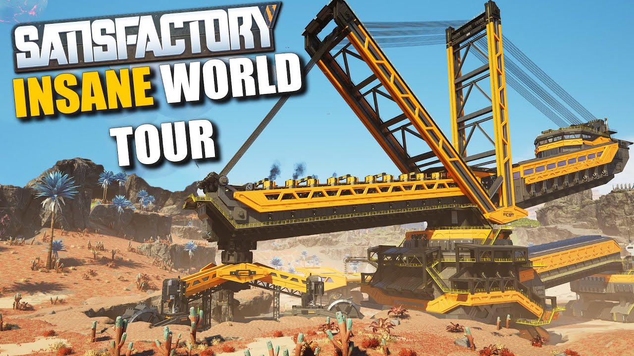 Want Design Inspiration? Touring This INSANE! Satisfactory World - YouTube