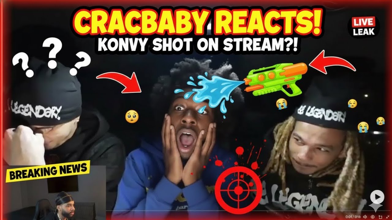 Cracbaby Reacts to Konvy Nearly Getting Shot on Stream in New York ...