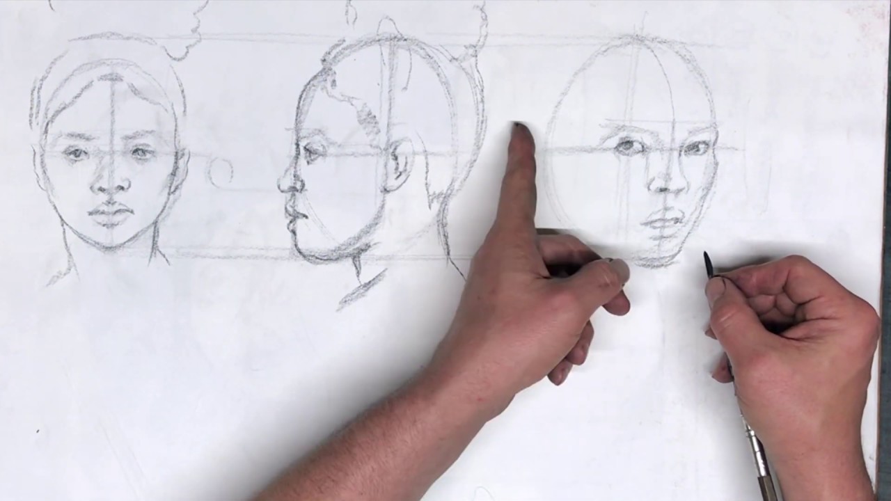 Head construction from observation, part 1 - YouTube