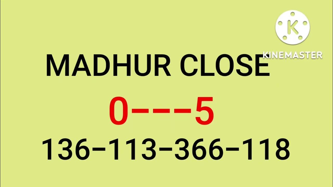 Madhurday cloce - YouTube