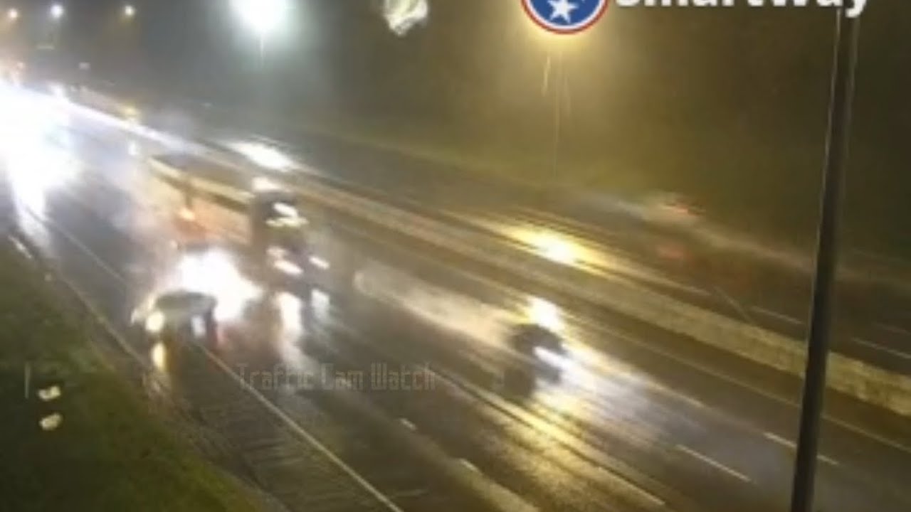 Tennessee: SUV Hydroplanes Off Interstate, Narrowly Missing 3 Vehicles ...