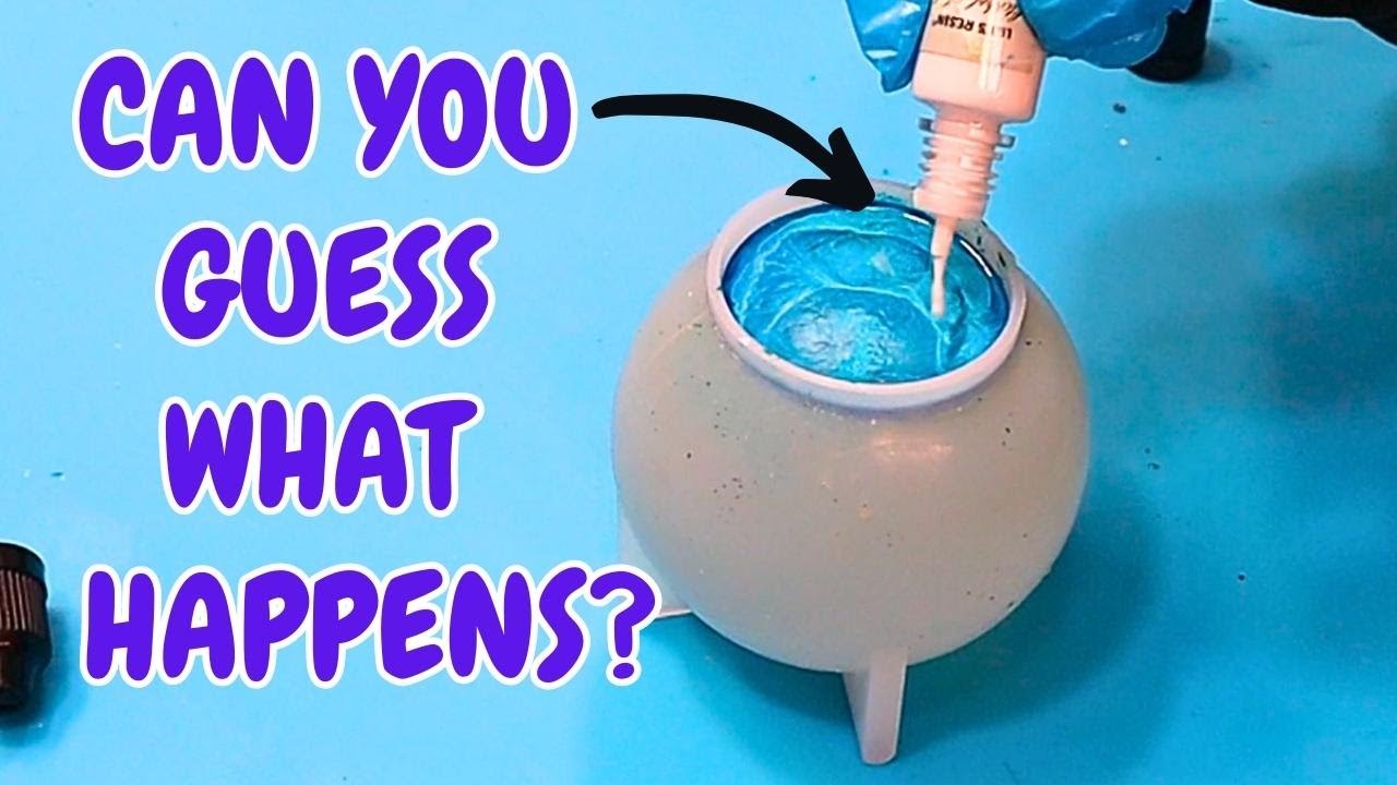 The Shocking Effects of Alcohol Inks in Deep Pour/Slow Cure Resin - YouTube