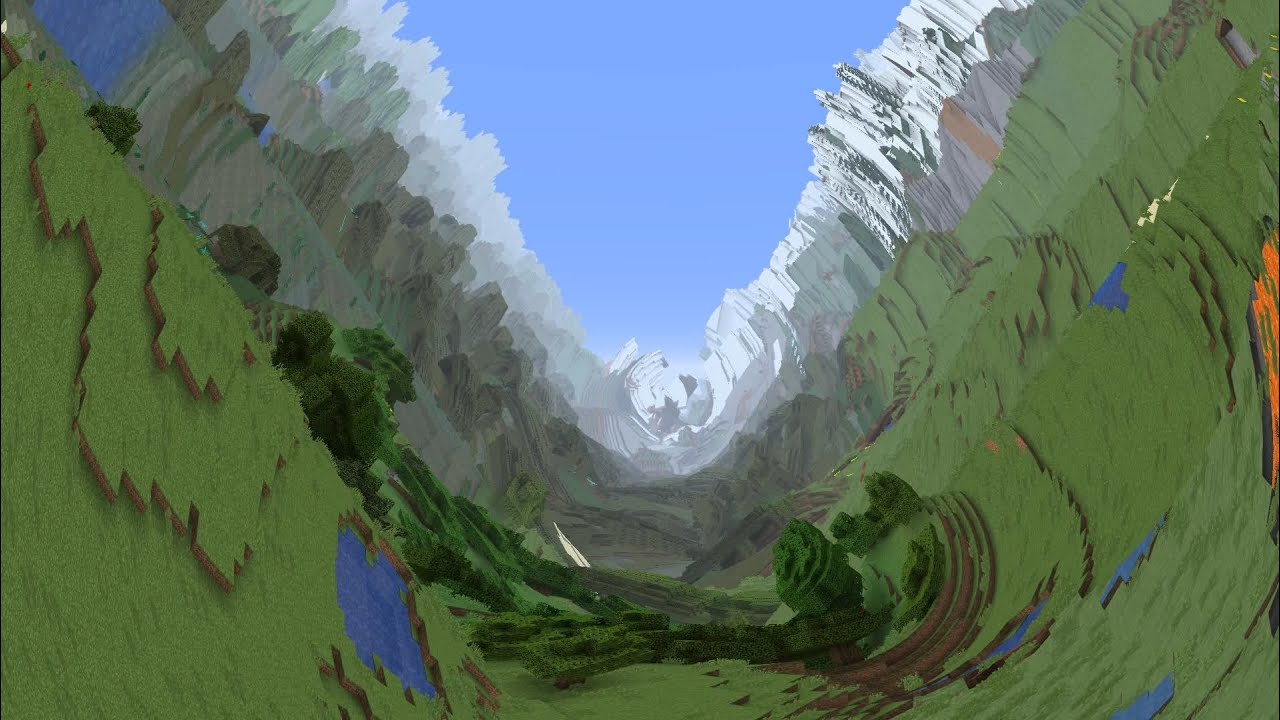 Running Minecraft Acid Shaders at 64 Chunks - YouTube