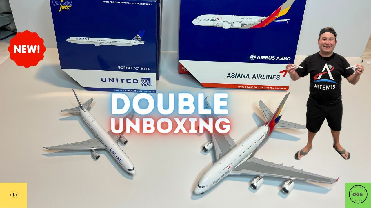 NEW! DOUBLE MODEL AIRCRAFT UNBOXING! - YouTube