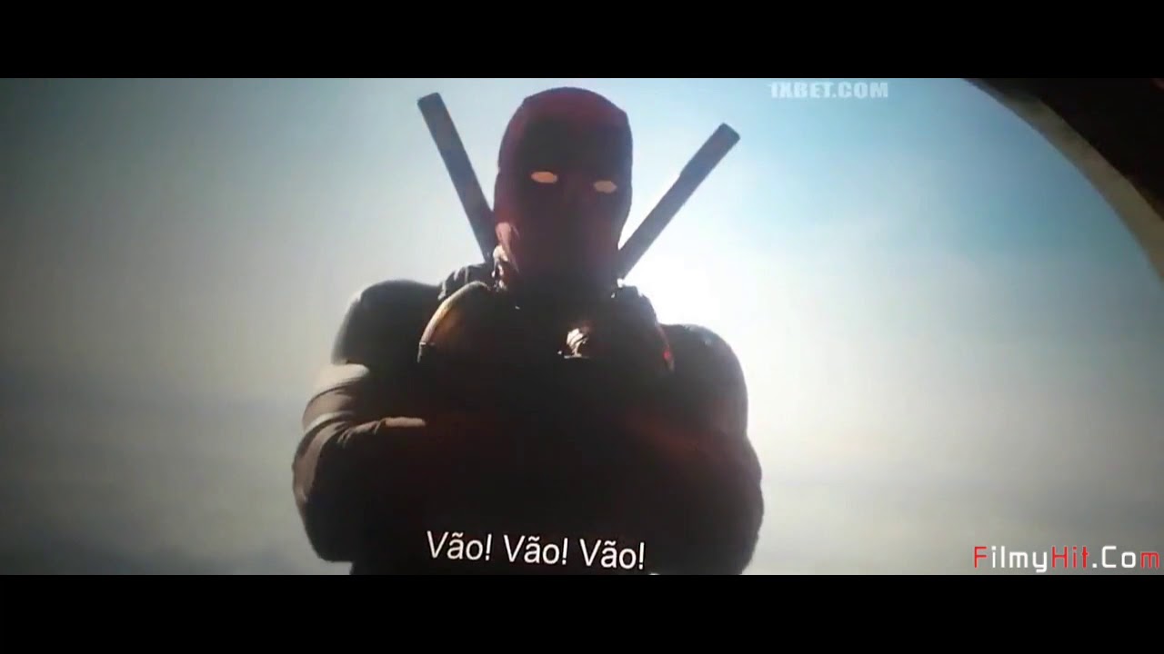 Deadpool 2 Parachute Jumping Funny Scene - YouTube