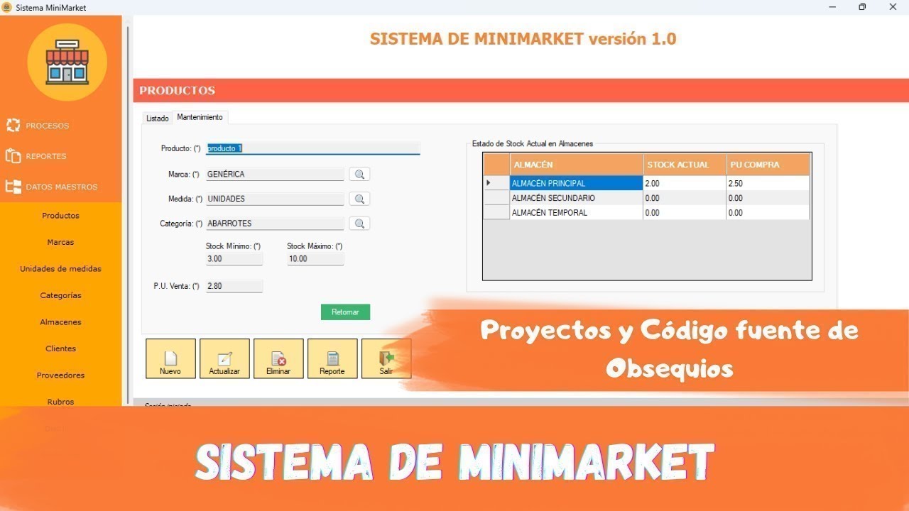 SISTEMA DE MINIMARKET (Visual C Sharp y Microsoft SQL Server) - YouTube