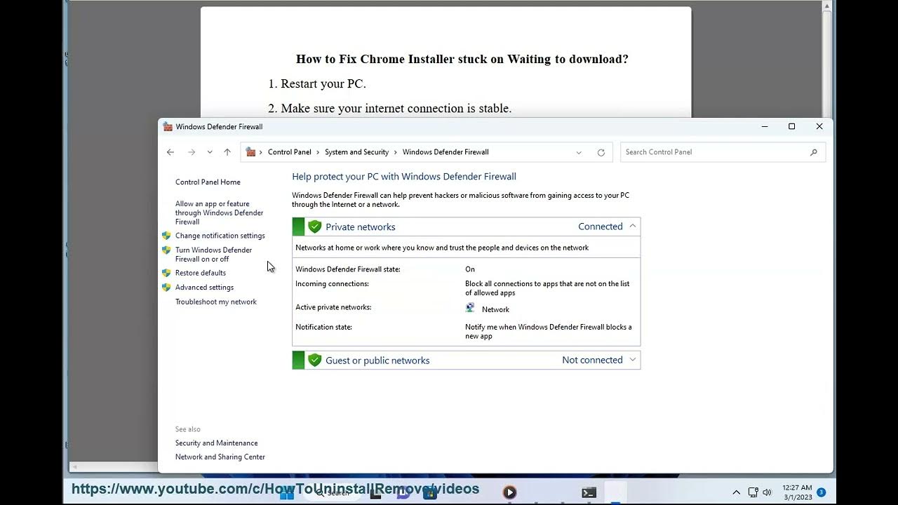 Fix Google Chrome Installer stuck on Waiting to download - YouTube