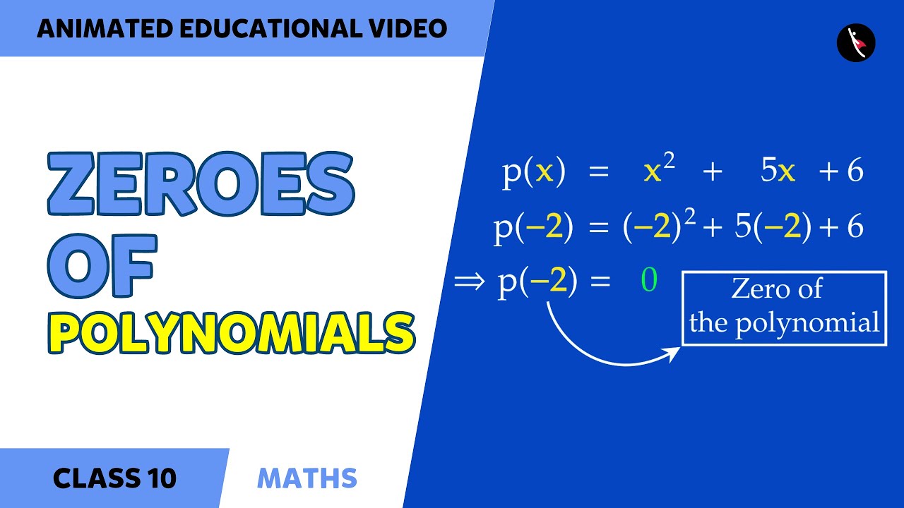 Sum And Product Of Zeros Of Polynomial 3 Marker Question CBSE Class
