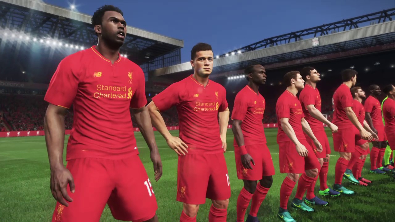 PES 2017 - Liverpool FC Anfield Pre-match - YouTube