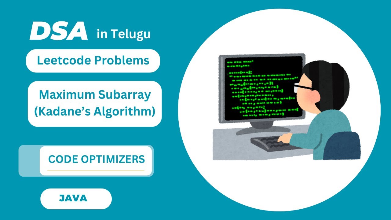 Lecture 14 | Array Problems 2 | Kadane’s Algorithm | Java+DSA - YouTube