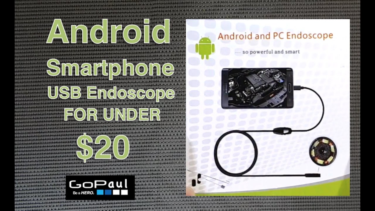 Android USB Endoscope Review - YouTube